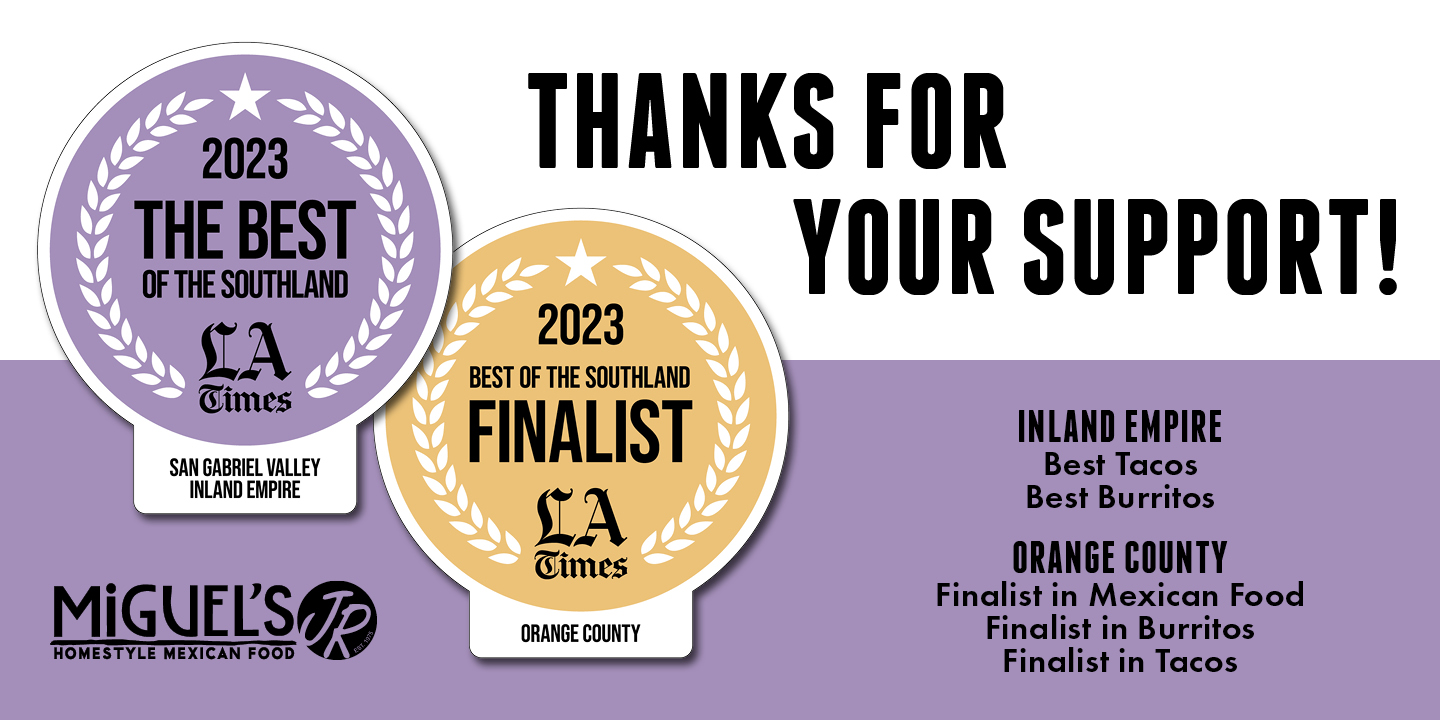 Miguel’s Jr. Homestyle Mexican Food